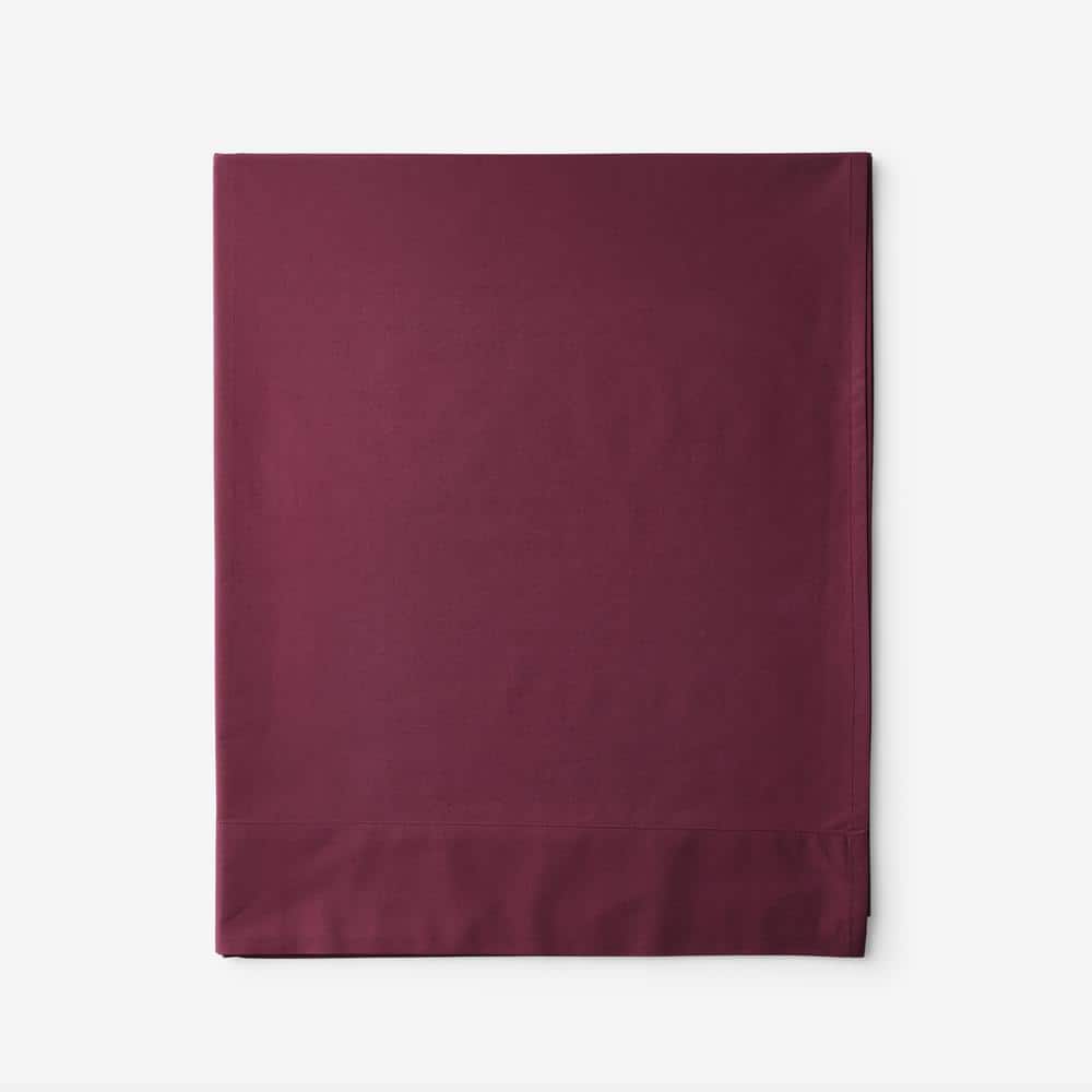 The Company Store Company Cotton Merlot Cotton Percale King Extra Deep ...