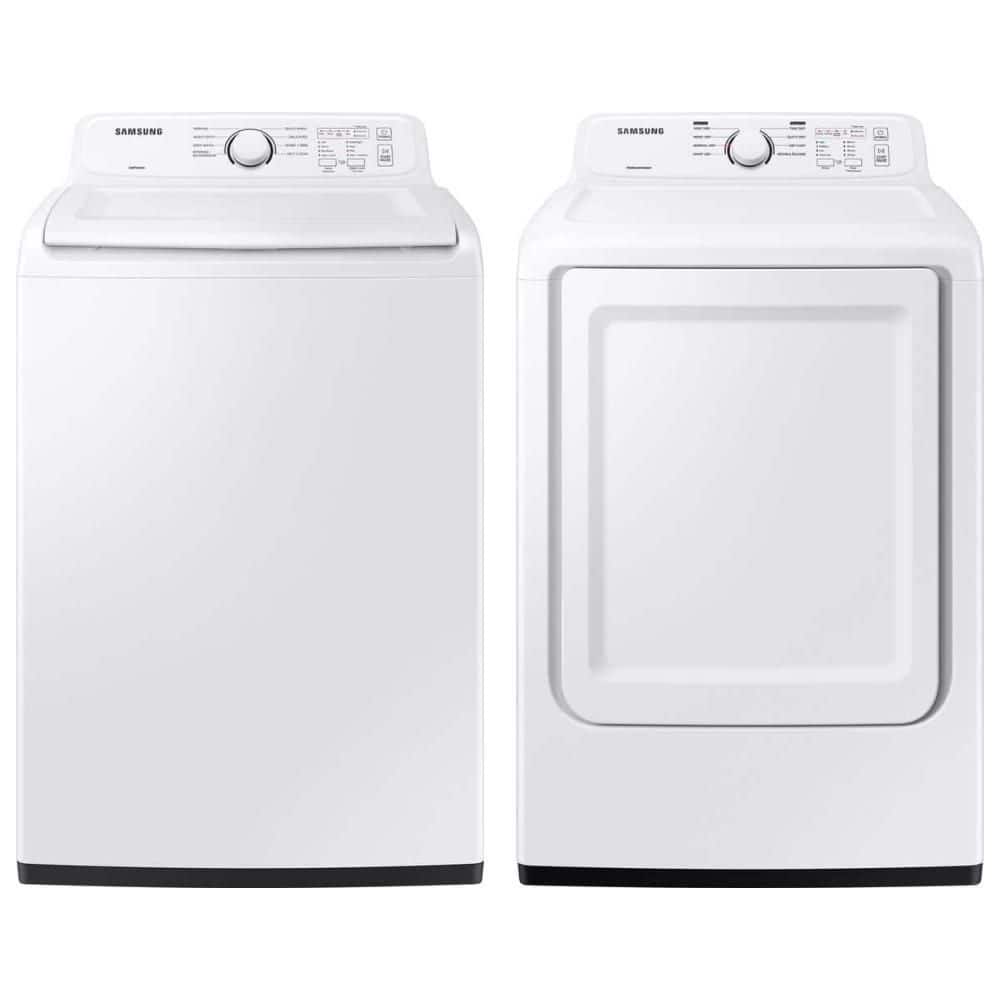 Samsung 4 cu. ft. Top Load Washer with ActiveWave Agitator and 7.2 cu ...
