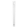 Weatherables 4 in. x 4 in. x 6 ft. White Vinyl Fence Line Post LWPT ...