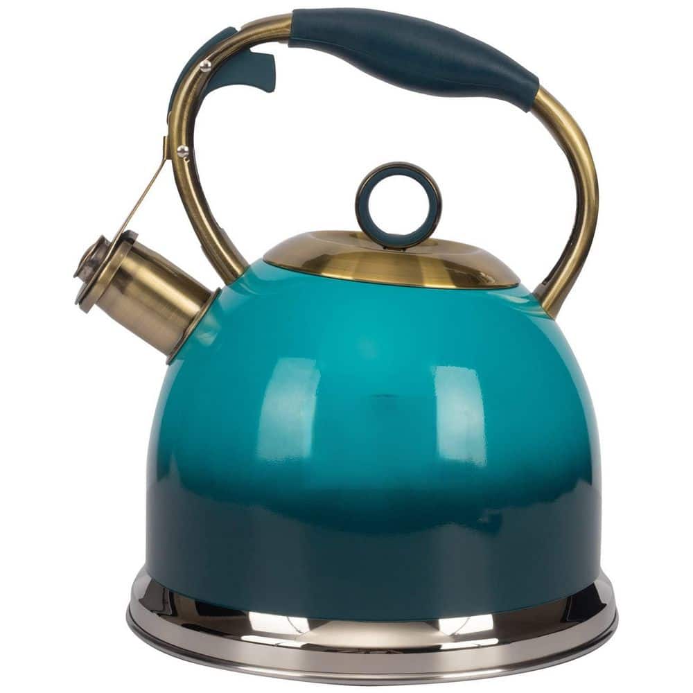 Numhew 10-Cup Food Grade Stainless Steel Whistling Induction Stovetop ...
