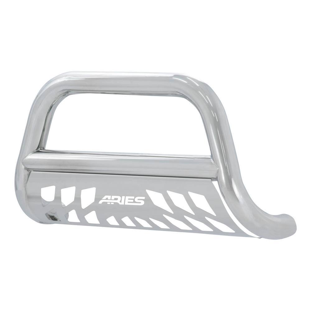 Aries 3-Inch Polished Stainless Bull Bar, No-Drill, Select Escalade ...