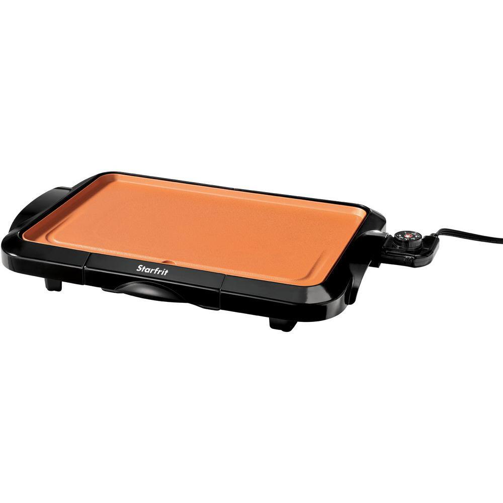 Starfrit Eco 176 sq. in. Copper Electric Griddle 024412-004-0000 - The ...