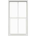 JELD-WEN 28 in. x 54 in. V4500 Single Hung Vinyl Window With Bronze ...