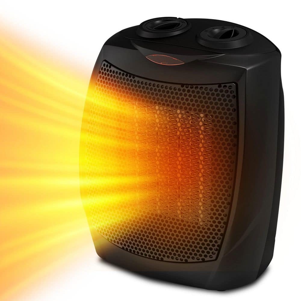 R.W.FLAME 1500W Compact Small Ceramic Heater, Portable for Indoor and ...