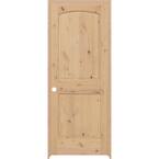 Steves & Sons 30 in. x 80 in. K Frame Unfinished Barn Door Style Knotty ...