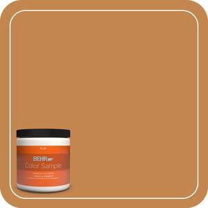 BEHR DYNASTY 8 oz. #PPU4-03 Butter Rum Matte Stain-Blocking Interior ...