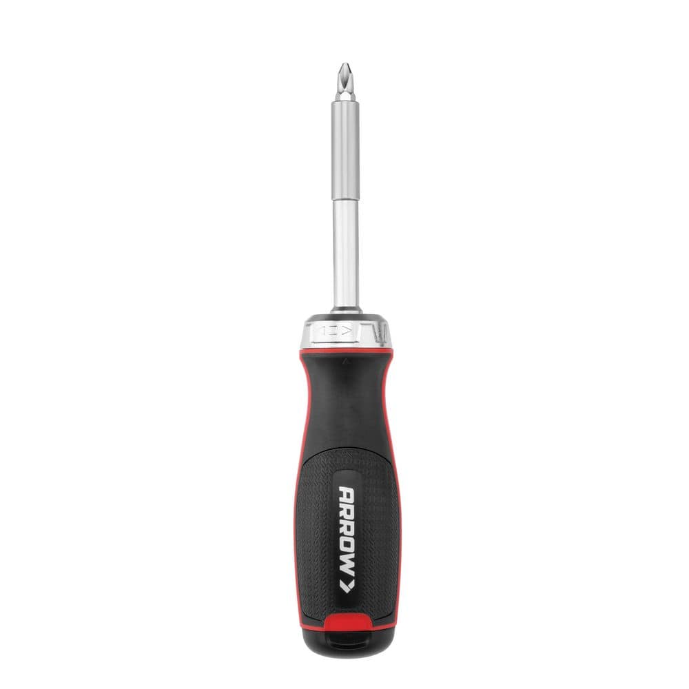 Arrow Fastener Ratcheting Multi-Bit Screwdriver AHT04005 - The Home Depot