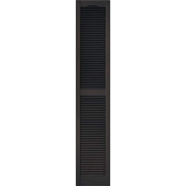Reviews for Builders Edge 15 in. x 80 in. Louvered Vinyl Exterior ...