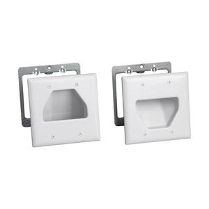 Wall Cable Concealer Kit with Power and Cable Management Box Hide ...