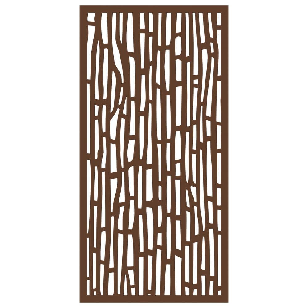 DESIGN VU Bali 6 ft. x 3 ft. Espresso Recycled Polymer Decorative ...