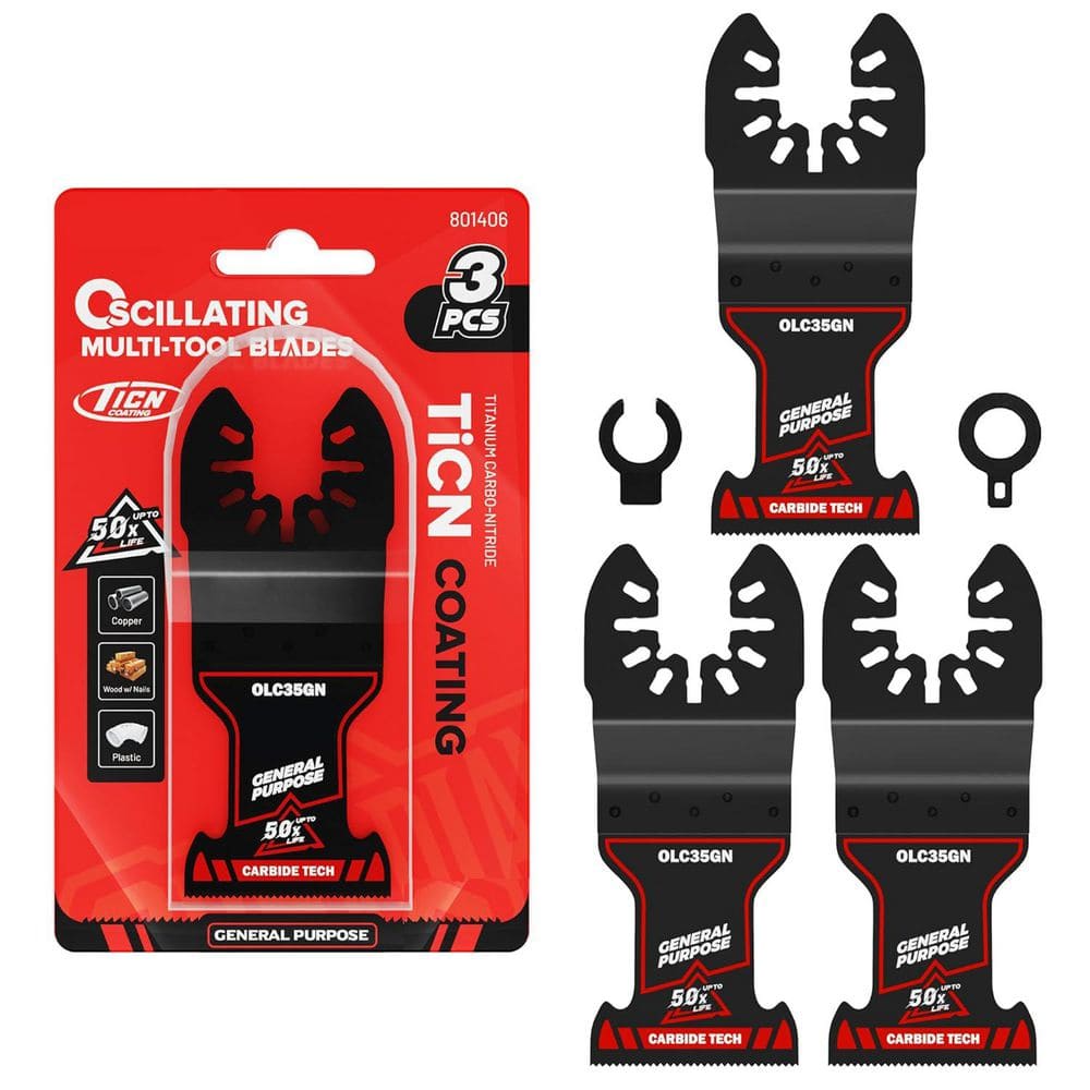 Obsidian Carbide Oscillating Saw Blades Multi-Material Quick Release ...