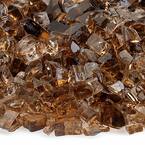 Margo Garden Products 1/2 in. 10 lb. Medium Copper Reflective Tempered Fire Glass DFG10-R01M