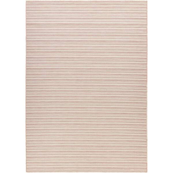 Artistic Weavers Hampton Pink/cream Stripes 9 ft. x 12 ft. Indoor ...