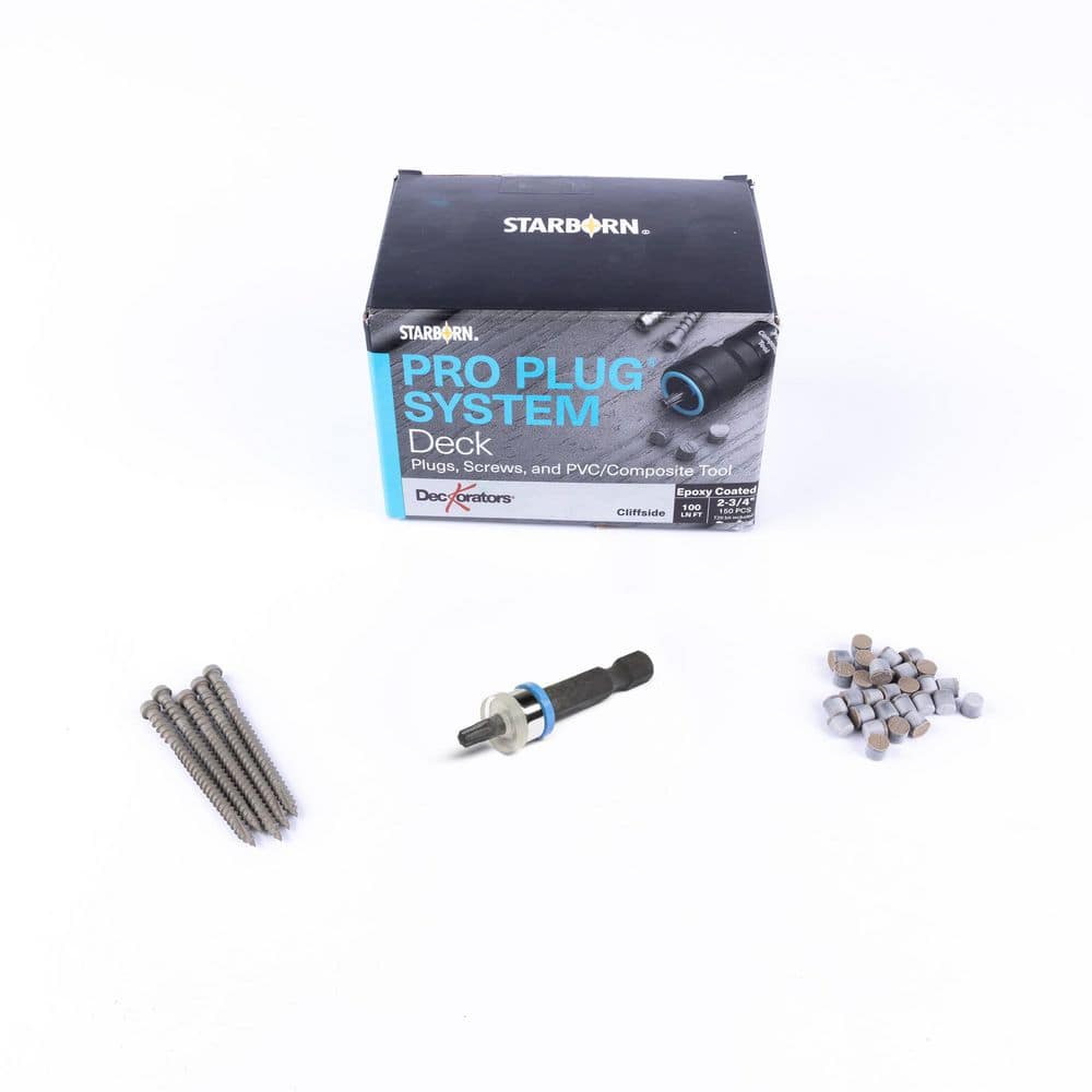 Deckorators Summit #10 x 2-3/4 in. Star Trim Head Pro Plug System ...