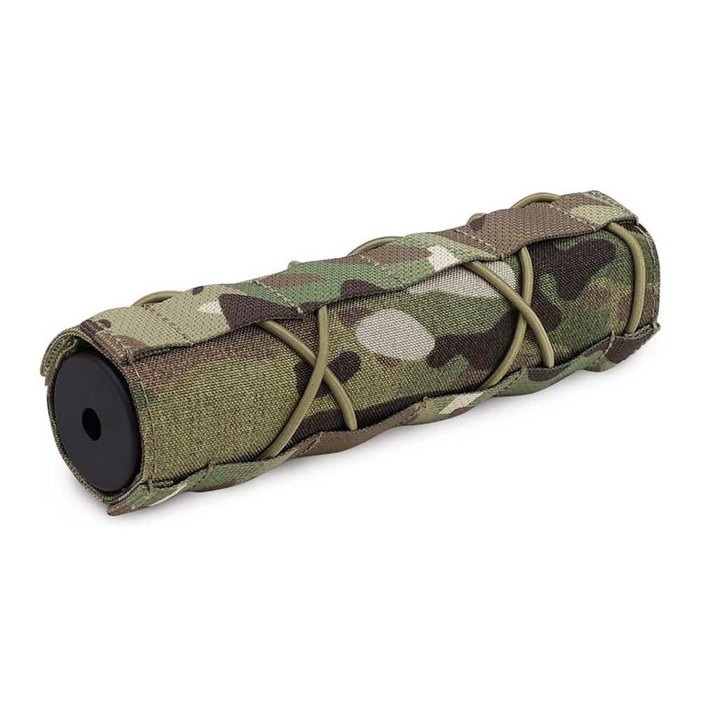 Tactical Airsoft Suppressor Cover 7 in./18 cm with Adjustable Shock ...