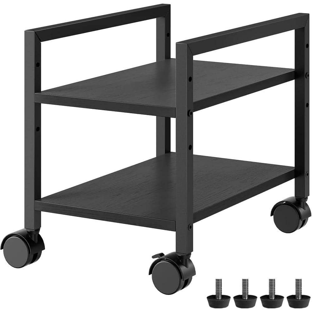 Yichuhaoxi PC Stand, 2-Tier PC Tower Stand Fits Most PC, PC Stand for Floor, Height Adjustable ...