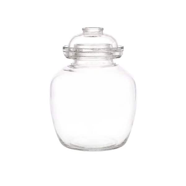 Wudkey Glass Jar with Lid, Fermentation Jar, Traditional Fermenting ...