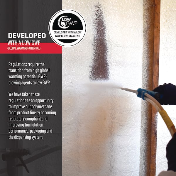 HF HandiFoam 656 oz. 200 ft. Insulation Kit Spray Foam Sealant P12055 ...