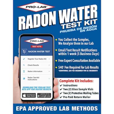 PRO-LAB Radon Gas Test Kit RA100
