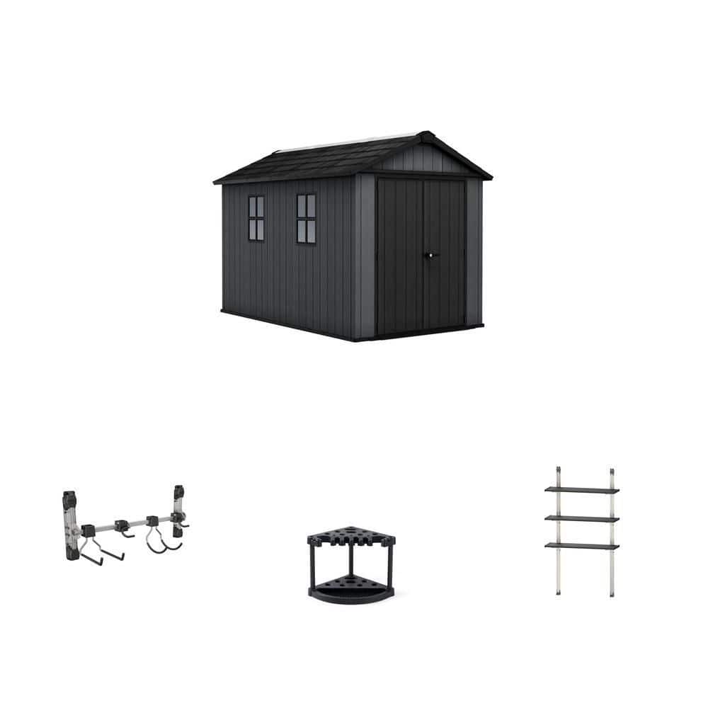 Reviews for Keter Newton Plus 7.5 ft. x 11 ft. Resin Shed, Hook Hanger ...