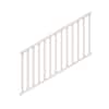 Veranda Traditional 8 ft. x 36 in. White PolyComposite Stair Rail Kit ...