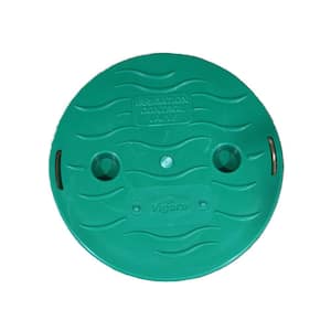 7 in. Round Irrigation Ground Valve Box Lid JD7002 - The Home Depot