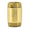 EZ-FLO 1/2 in. IPS Brass In-Line Check Valve 20401LF - The Home Depot
