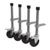 MetalTech Set of 4 Casters with Leveling Jacks for Baker Style ...
