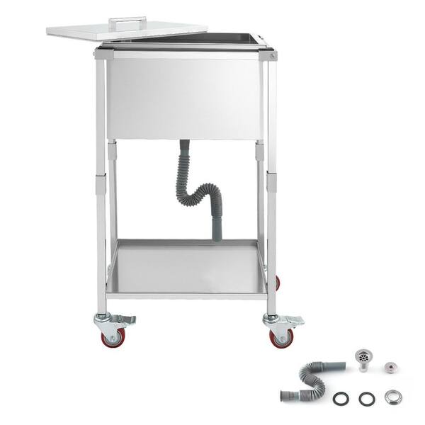 SVOPES Rolling Ice Chest Cooler Cart, 22 in. L x 16 in. W x 38 in. H ...