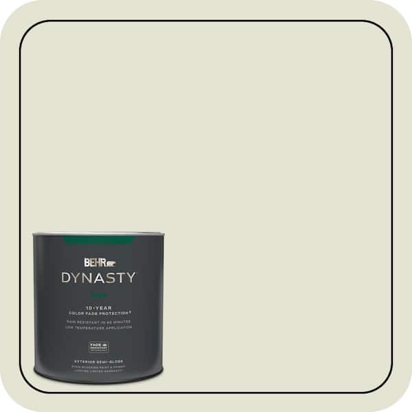 BEHR DYNASTY 1 qt. #S360-1 Yoga Daze Semi-Gloss Exterior Stain-Blocking ...