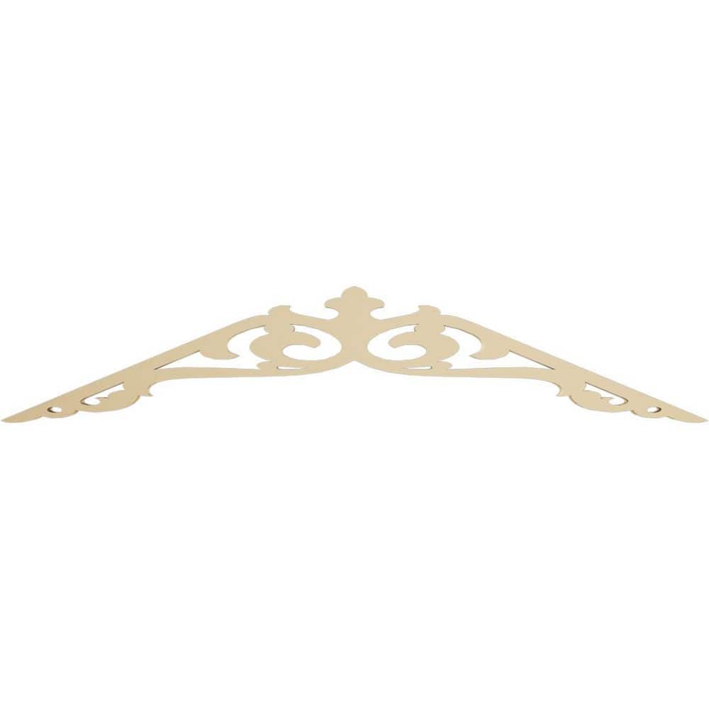 Ekena Millwork 48 in. W x 10 in. H x 1 1/2 in. P (5/12) Pitch Amber ...