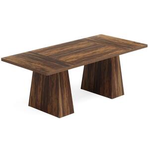 Reviews for BYBLIGHT Farmhouse Natural Brown Engineered Wood 63 in ...