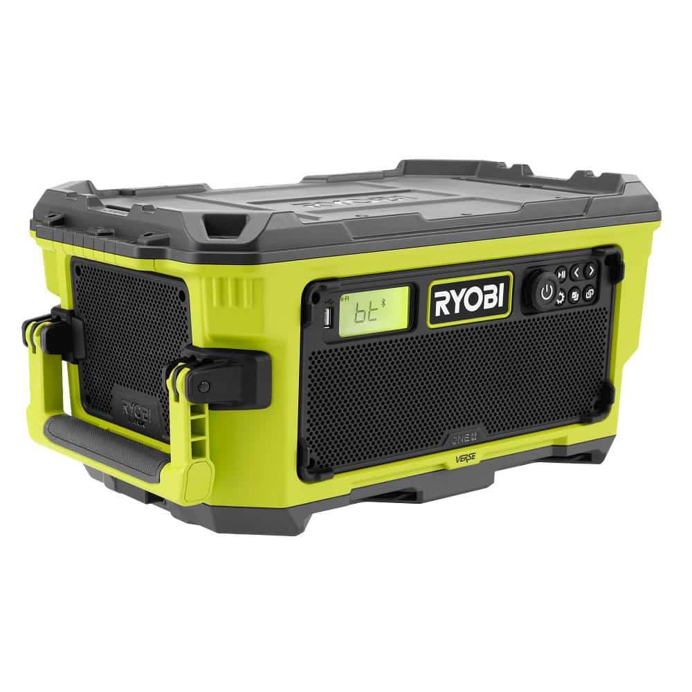 RYOBI ONE+ 18V Hybrid VERSE LINK Stereo (Tool Only) PCL601B - The Home ...