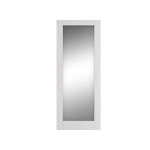TENONER 24 in. W. x 80 in. MDF, Finished, Primed, White, 1-Lite ...