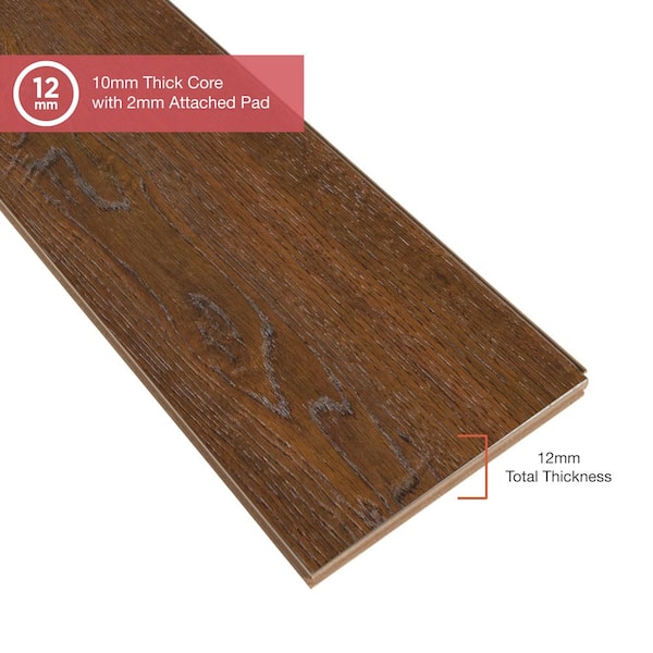 Buy Outlast+ 6.14 in. W Auburn Scraped Oak Waterproof Laminate Wood ...