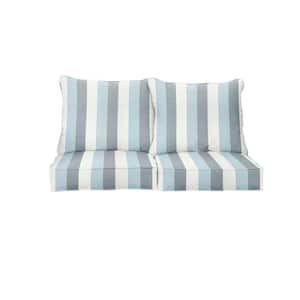 SORRA HOME 25 x 25 Sunbrella Direction Linen Deep Seating Indoor ...