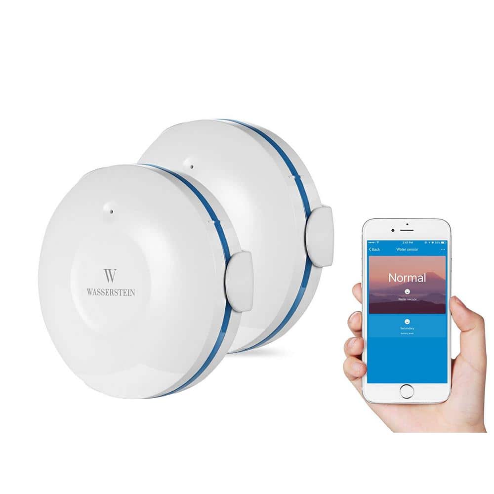 Wasserstein Smart Wi-Fi Water Sensor, Flood and Leak Detector Alarm and ...