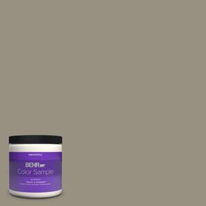 BEHR ULTRA 1 qt. #N320-5 Gray Squirrel Satin Enamel Exterior Paint ...