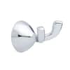 Delta Foundations Double Towel Hook Bath Hardware Accessory in Polished ...