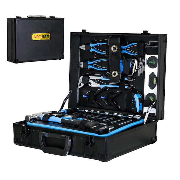 Siavonce Combined Maintenance Tool Suitcase-247 Pieces of Basic Home ...