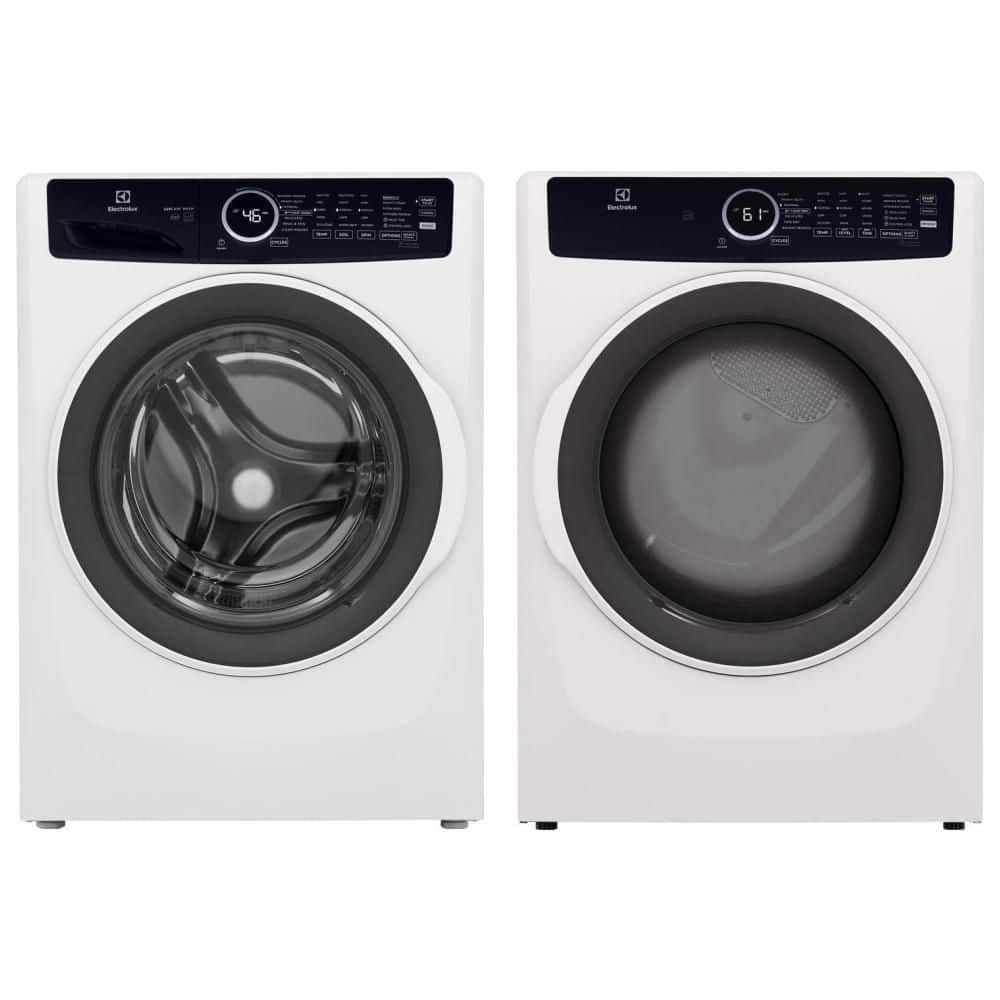 Electrolux 4.5 cu. ft. High Efficiency Front Load Washer and 8 cu. ft ...
