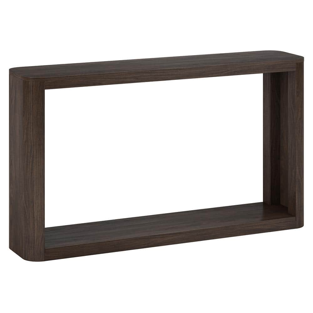 Meyer&Cross Kellan 52 in. Alder Brown Rectangle MDF Top Console Table ...
