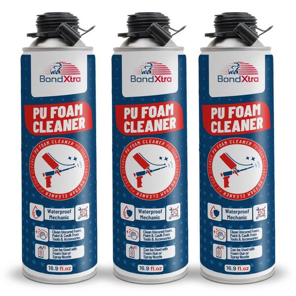 BondXtra BX410 Foam Gun Cleaner 16.9 oz.-Ideal for Cleaning PU ...