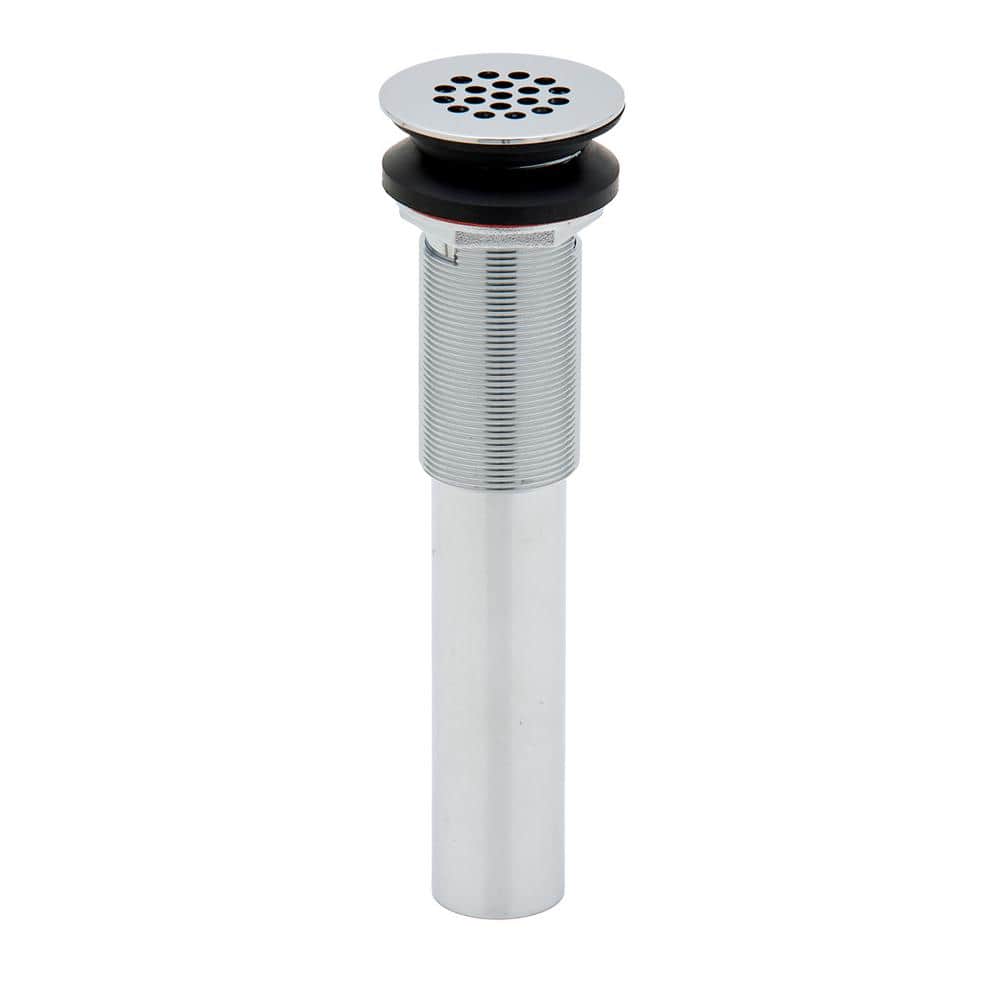 PF WaterWorks 2-in-1 Brass Sink Grid Drain, Chrome PF0723-CH-B - The ...