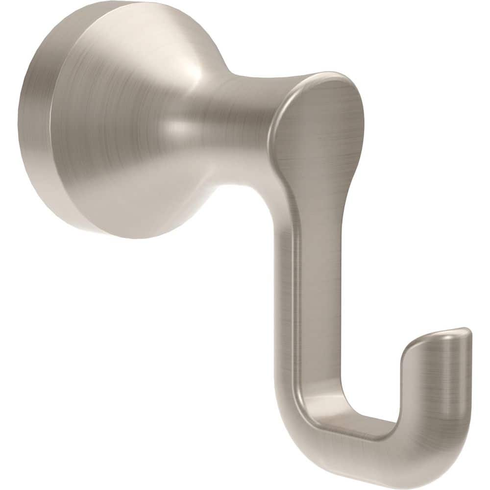 Delta Caffery J-Hook Wall Mounted Robe/Towel Hook in Spot Shield Brushed Nickel CAF35-BN - The ...