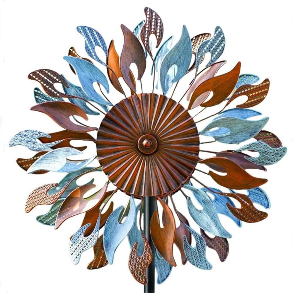 Large Wind Sculptures & Spinners with Stake YNLIN233 - The Home Depot