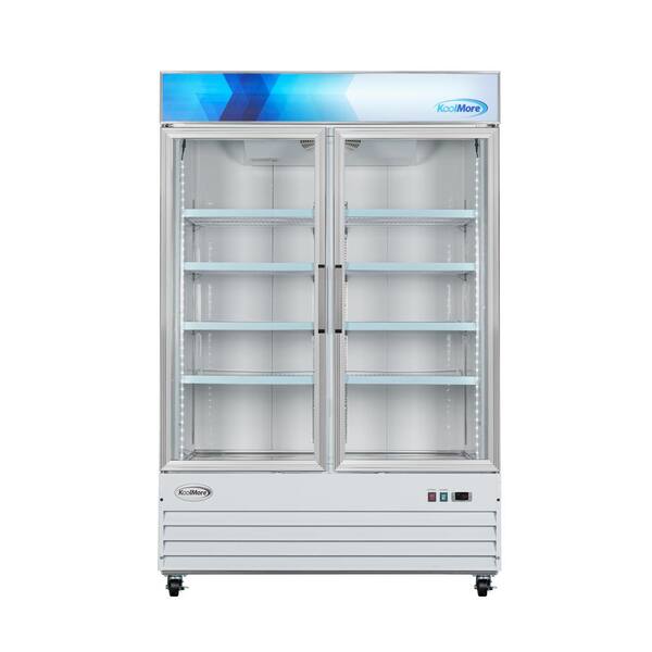 Koolmore 53 in. 45 cu. Ft. Auto / Cycle Defrost Two Door Commercial ...