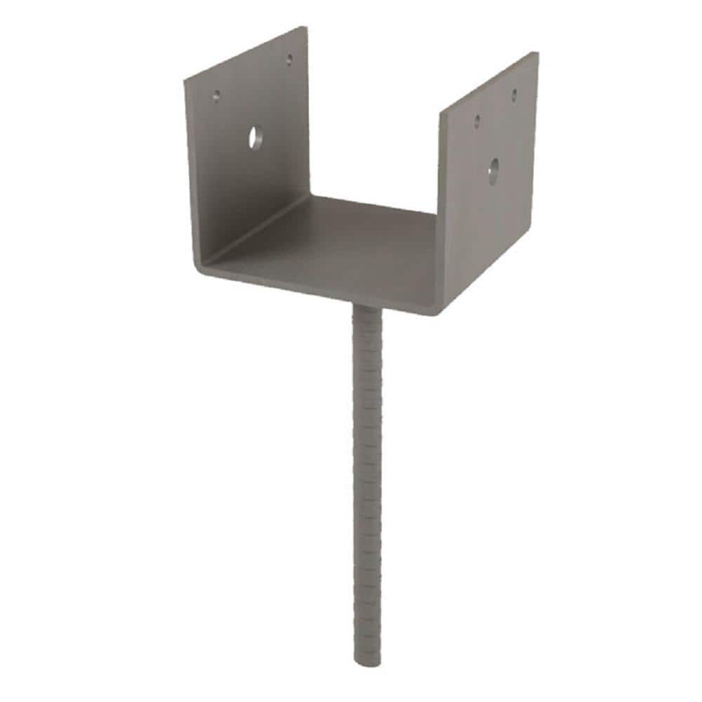 MITEK 4 in. x 4 in. 12-Gauge HDG Post Base EPBH44 - The Home Depot