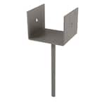 MITEK 4 in. x 4 in. 12-Gauge HDG Post Base EPBH44