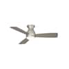FANIMATION Hugh 44 in. Integrated LED Indoor/Outdoor Brushed Nickel ...